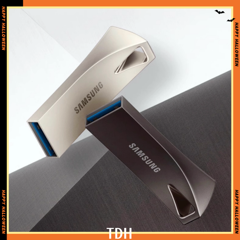 256 ГБ USB Флеш-накопитель Samsung BAR Plus USB 3.1 (MUF-256BE3), серебристый