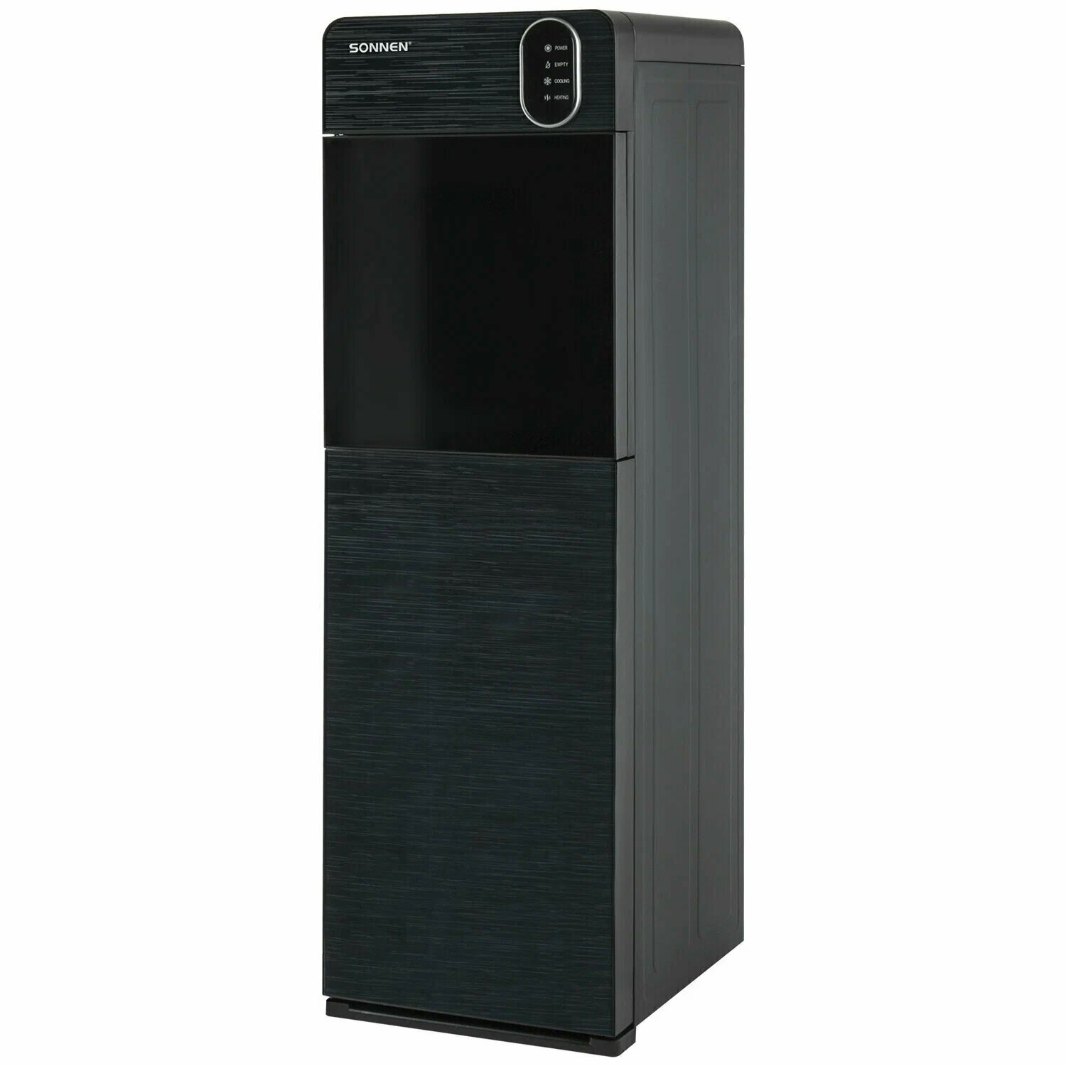 Кулер SONNEN FSE-03B, напольный, нагрев и охлаждение, черный