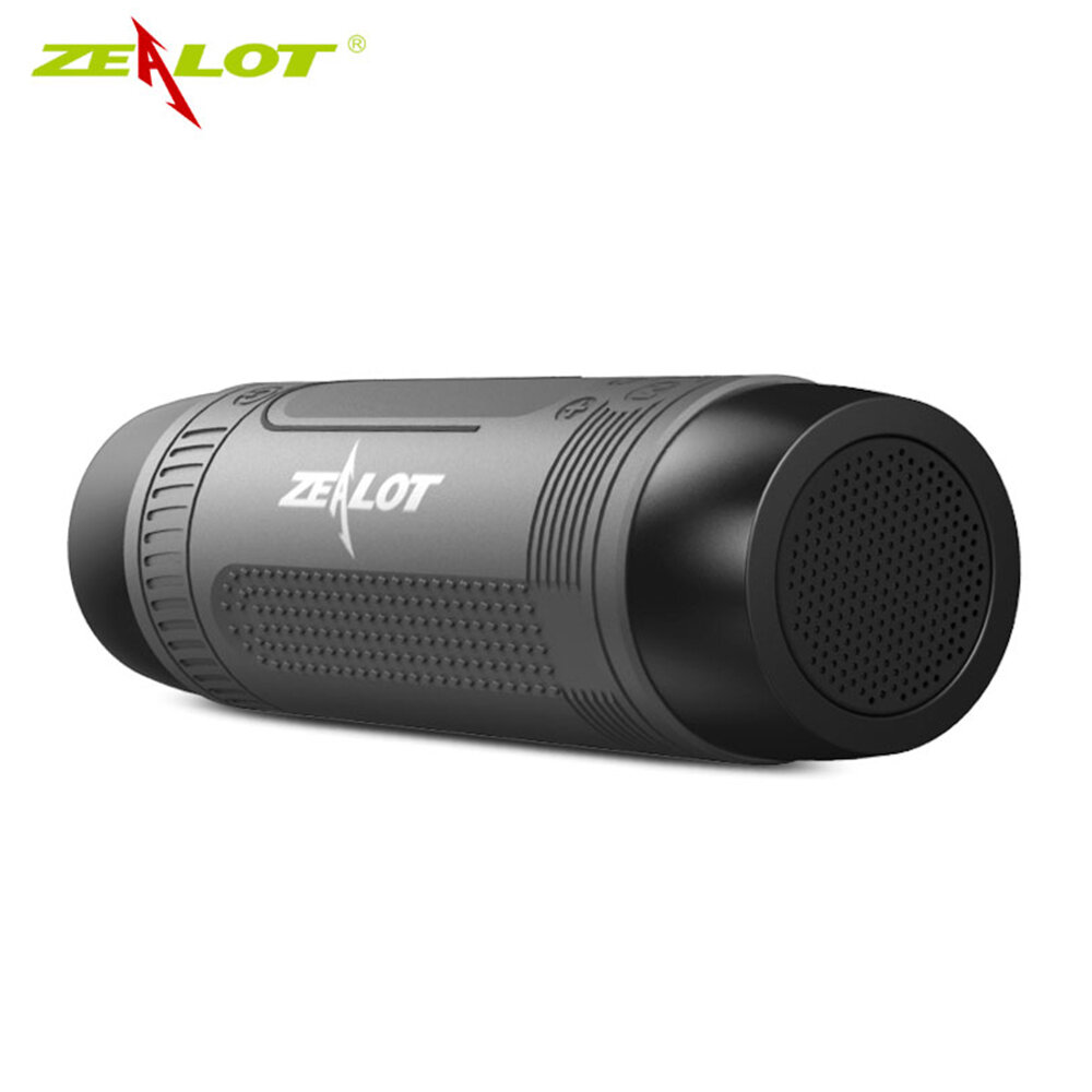 ZEALOT S1 Серый Портативный Bluetooth-динамик Беспроводной Велосипедный Динамик FM
