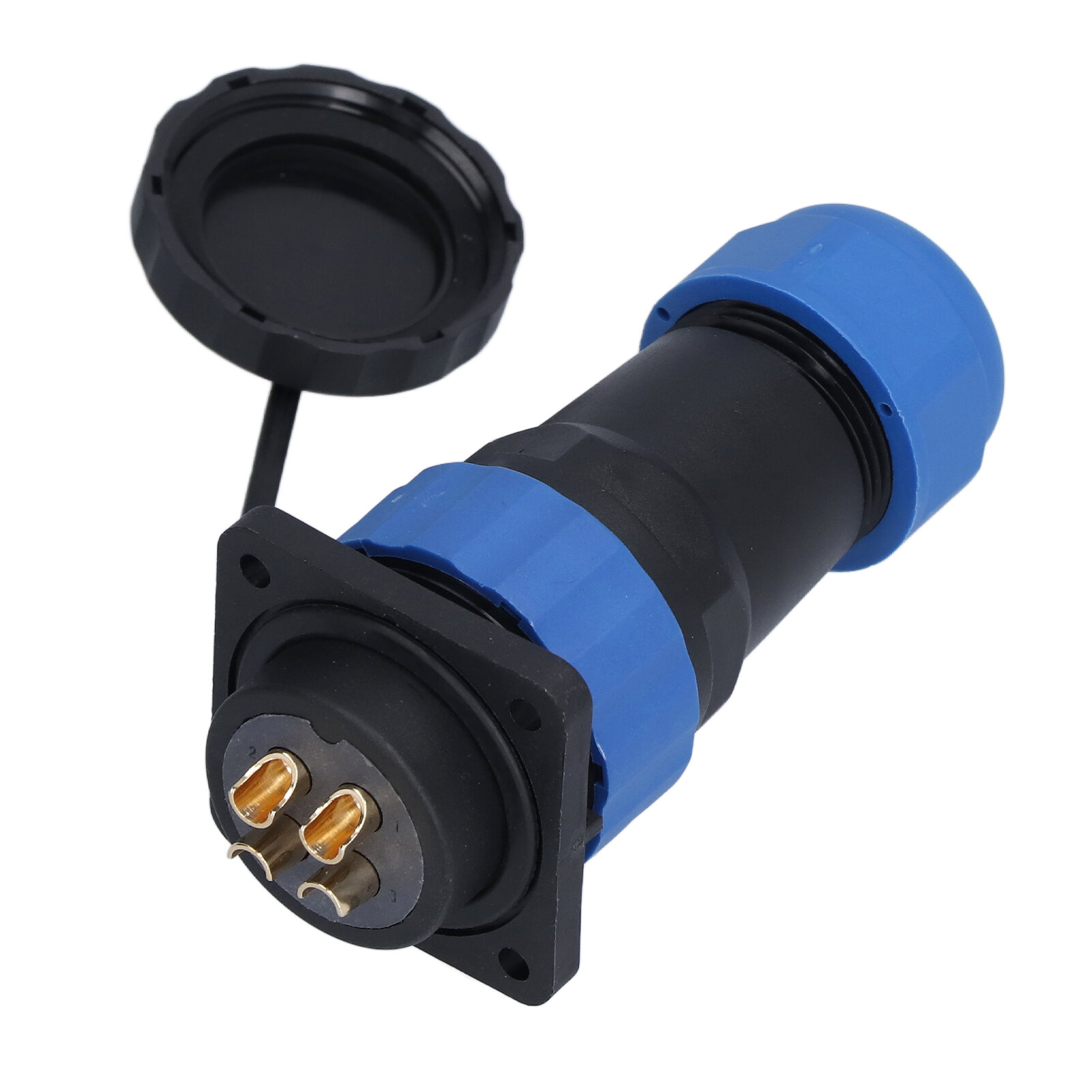 Водонепроницаемый разъем Square 4 отверстия IP68 Авиационная мощность 380V 45A для кабельного провода SP284 PIN