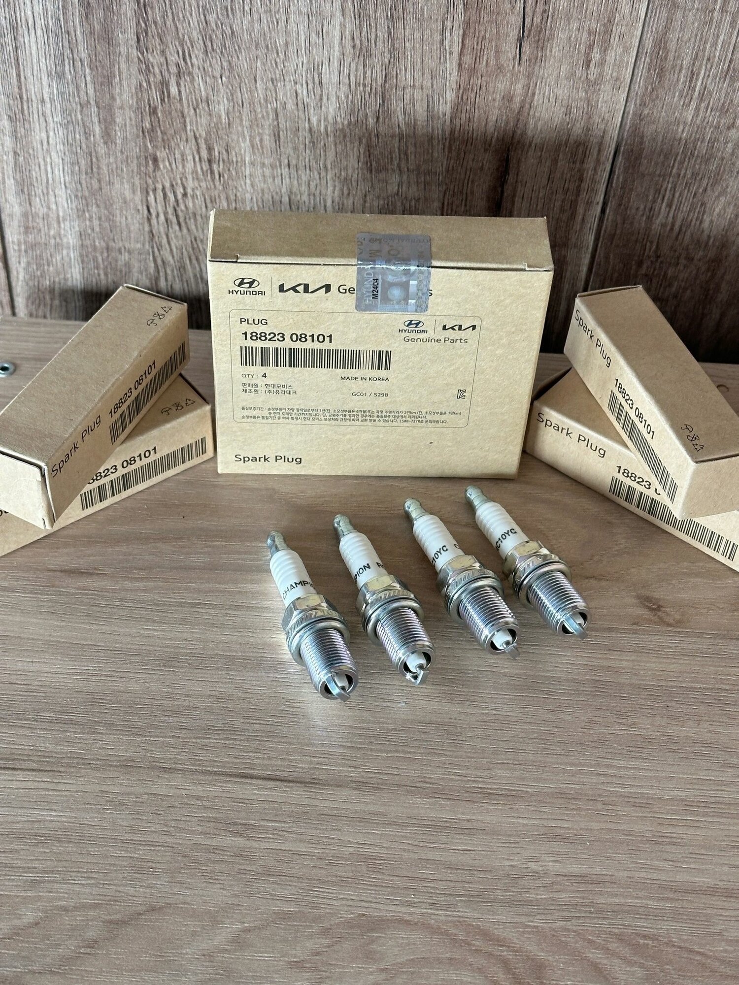 Свечи зажигания Hyundai-KIA ,1882308101, 4 шт.