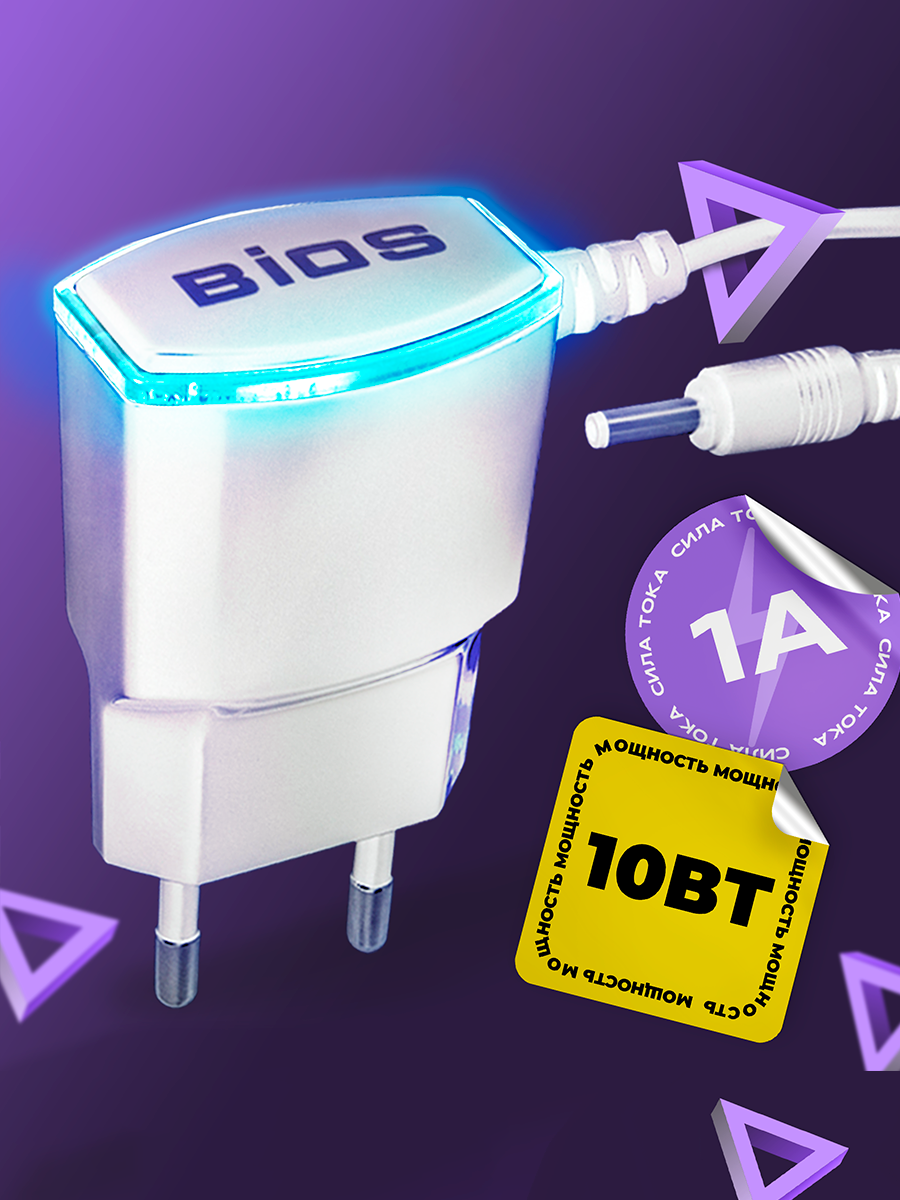 Сетевое зарядное устройство для телефона Nokia 6300 6101, AMFOX, зарядка для нокиа, блок питания, зарядник, белый