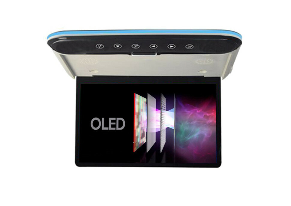 Потолочный Смарт ТВ 13,3" ERGO ER1330AN Oled (1920X1080, Android) Серый