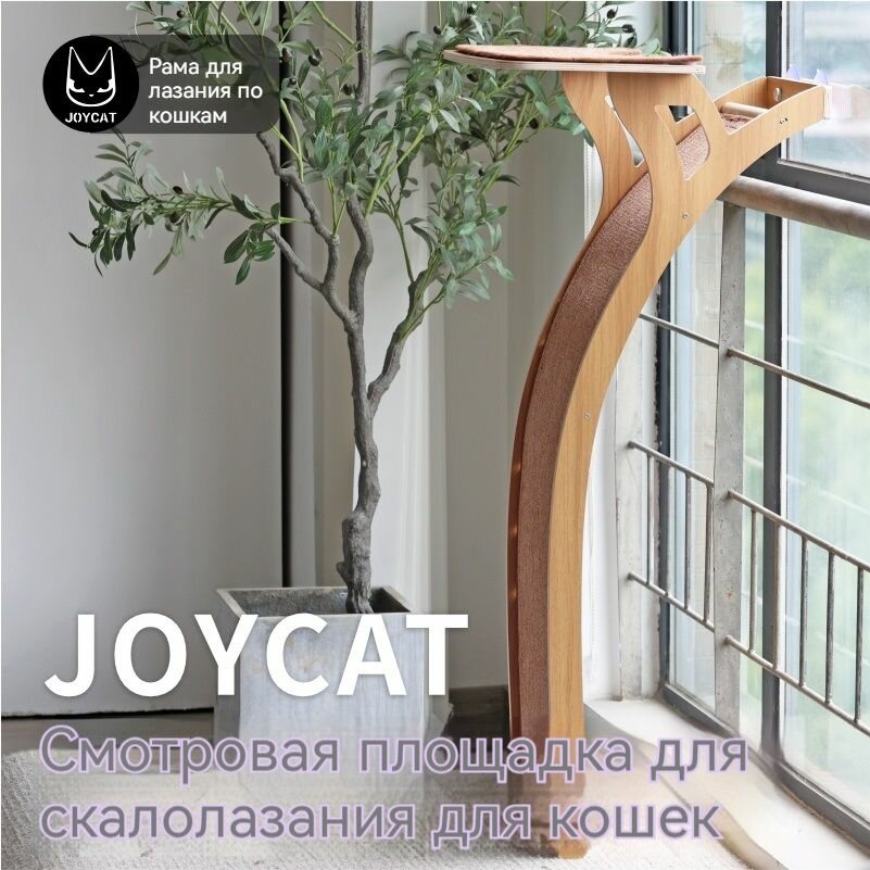 Смотровая площадка для скалолазания кошек / наполнитель для кошачьего туалета на присоске рядом с окном балкона
