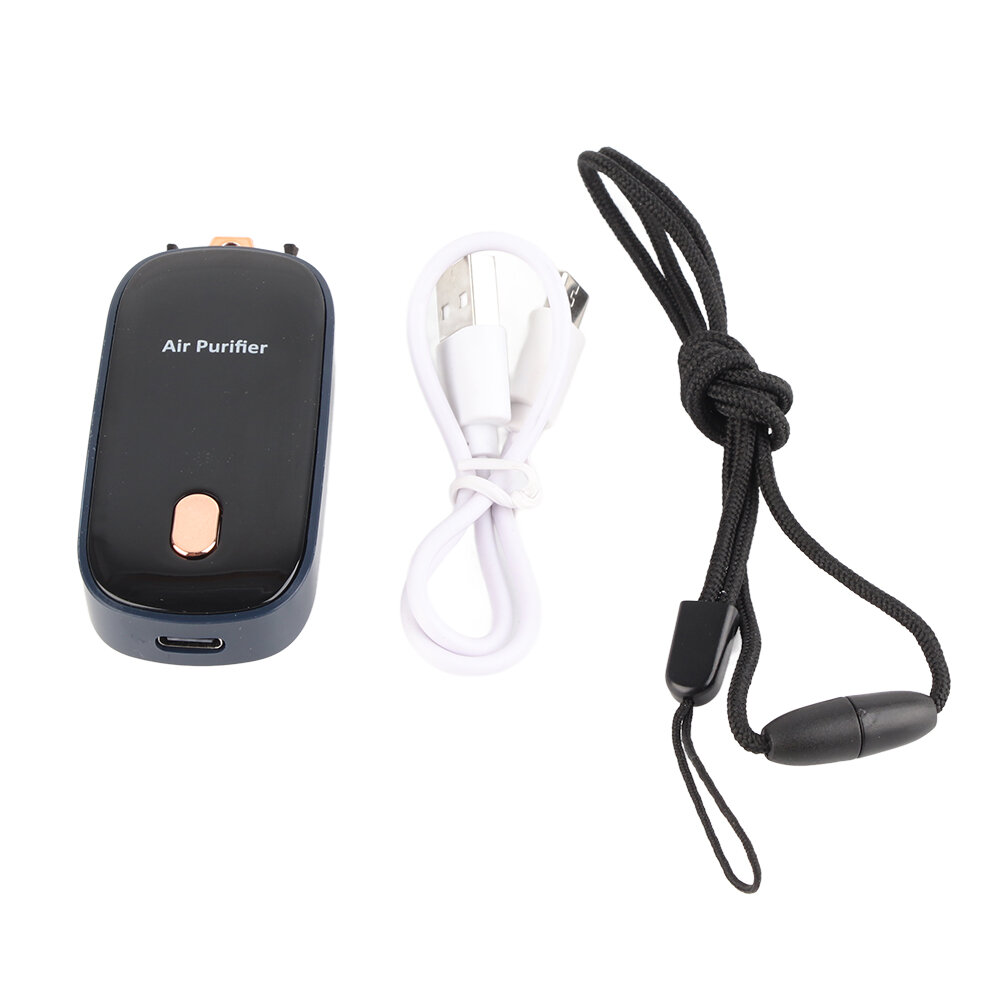 Портативный мини-очиститель воздуха, перезаряжаемый очиститель воздуха для спальни, автомобиля, компактный очиститель воздуха для путешествий