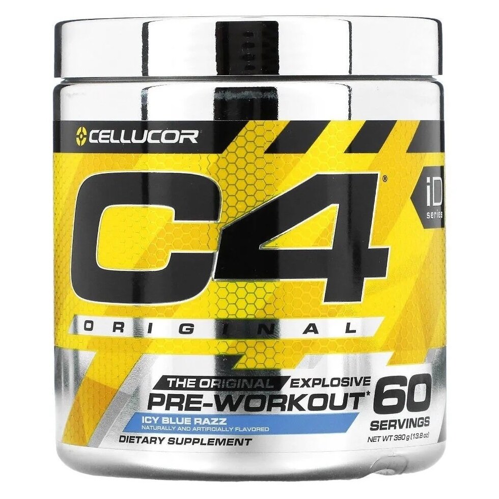 Предтренировочный комплекс C4 Original Pre-Workout 470 гр (Cellucor) Ледяная голубая малина