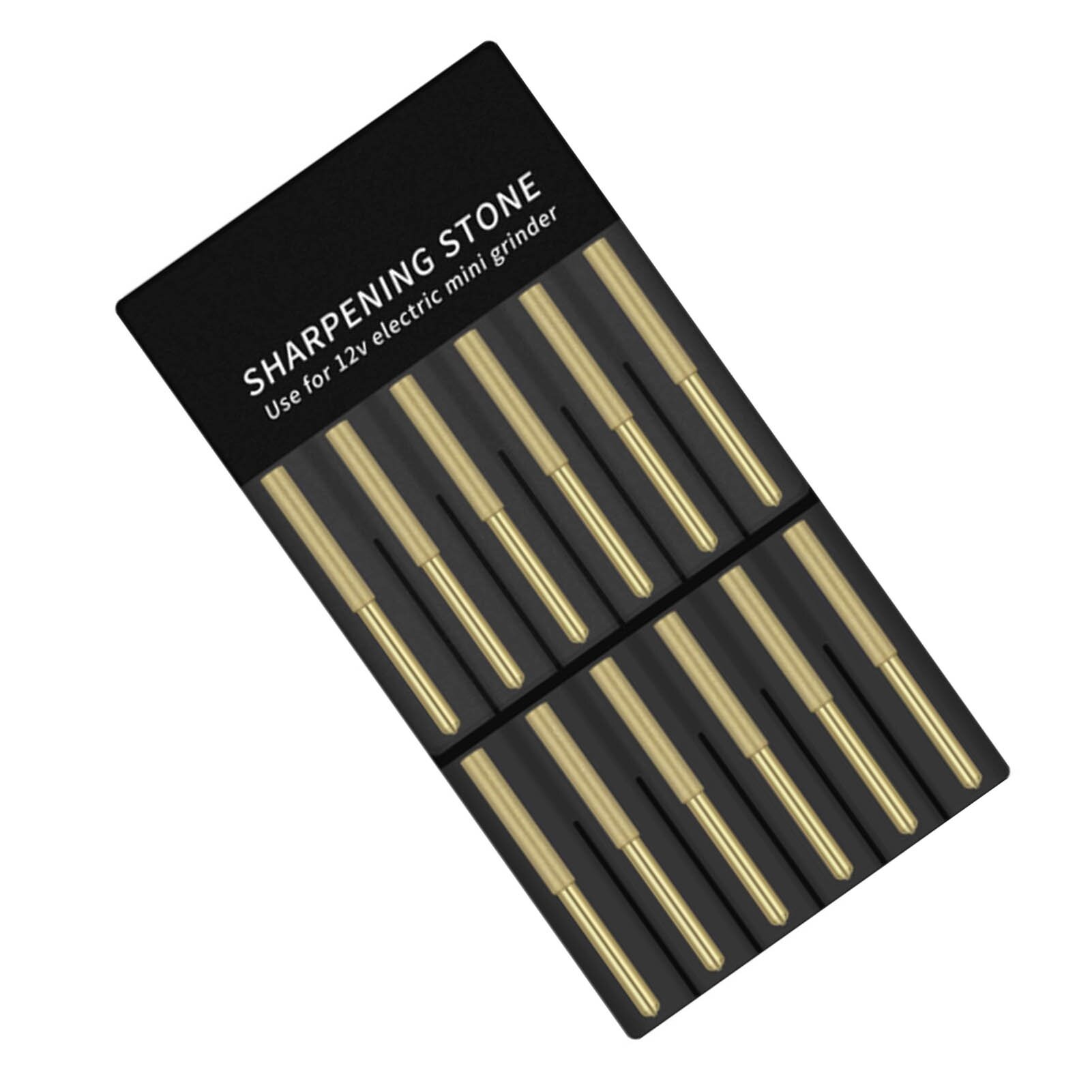 12шт насадки для бензопилы с титановым покрытием, алмазная точилка высокой твердости, напильник для электрической бензопилы