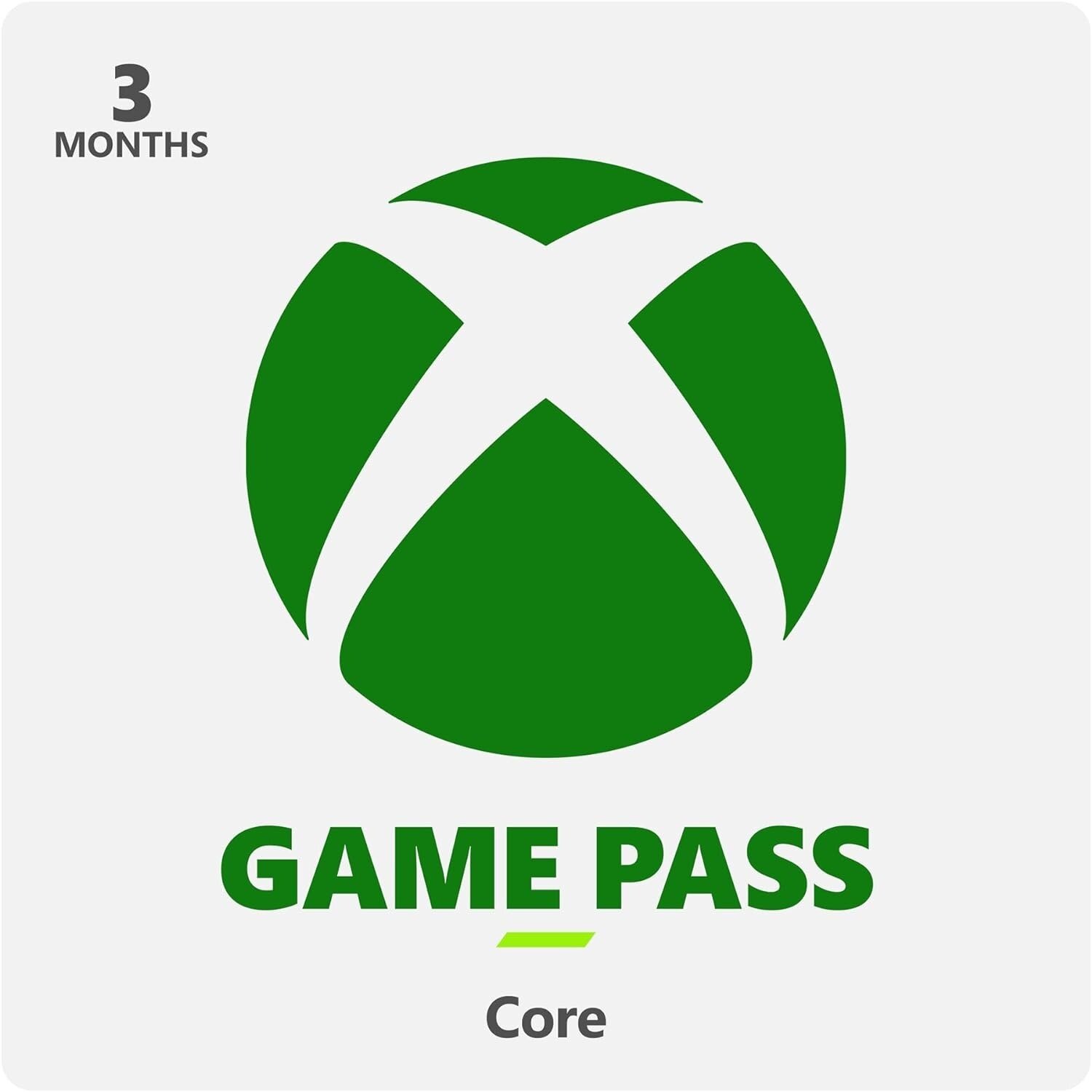 Ключ активации XBOX GAME PASS CORE - LIVE GOLD 3 месяца США (Работает в России)