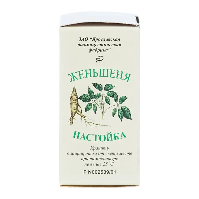 Женьшеня настойка 25 мл 1 шт