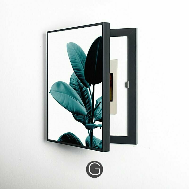 Крышка электросчетчика, внутренняя электрическая панель, скрытые картины, вертикальная секция, бесплатная штамповка, распределительная коробка для ресторана, 50*40 см