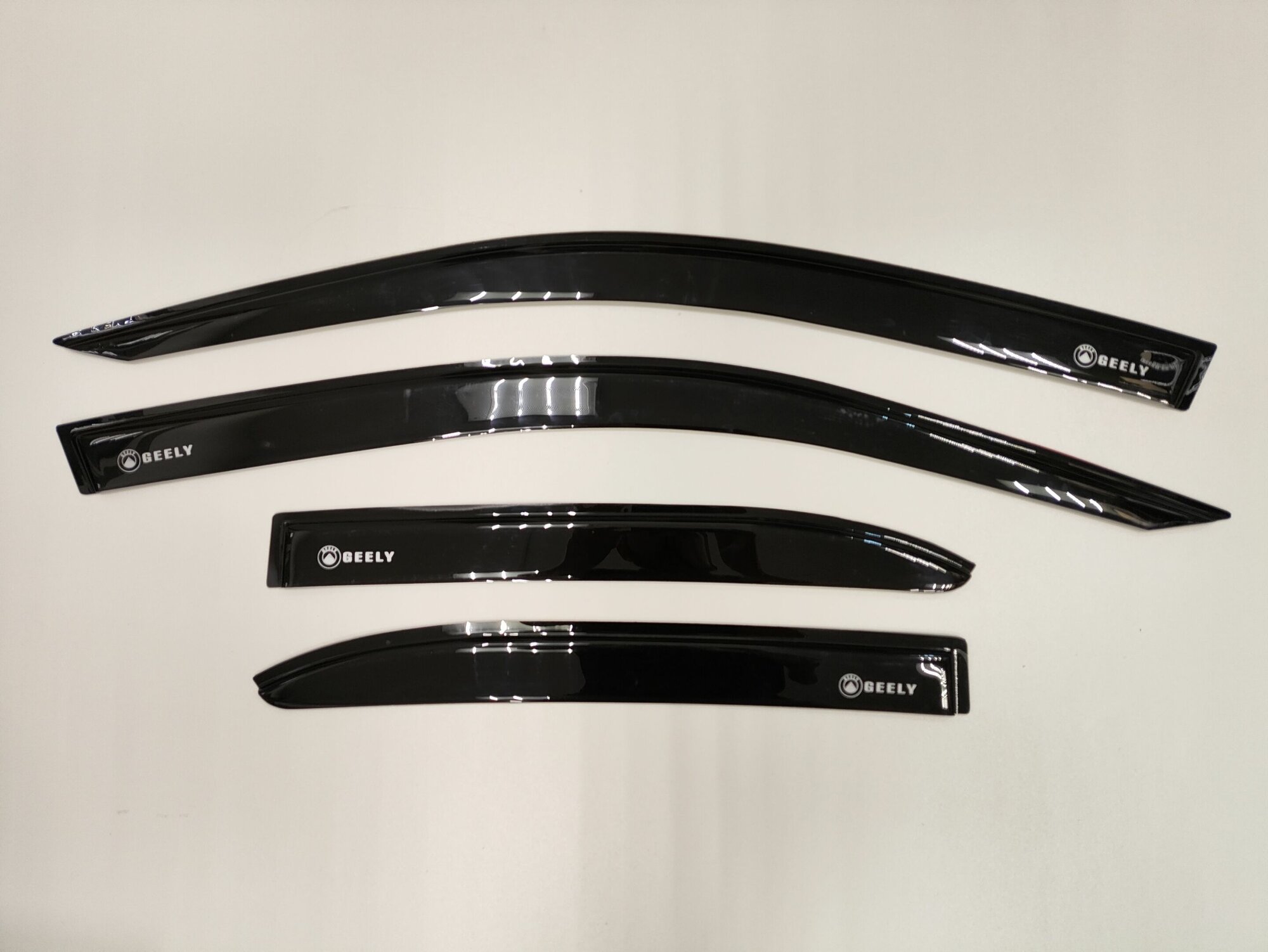 Дефлекторы окон Geely MK рестайлинг (2009+) [1.5 16V 5MT седан] DVGLMK