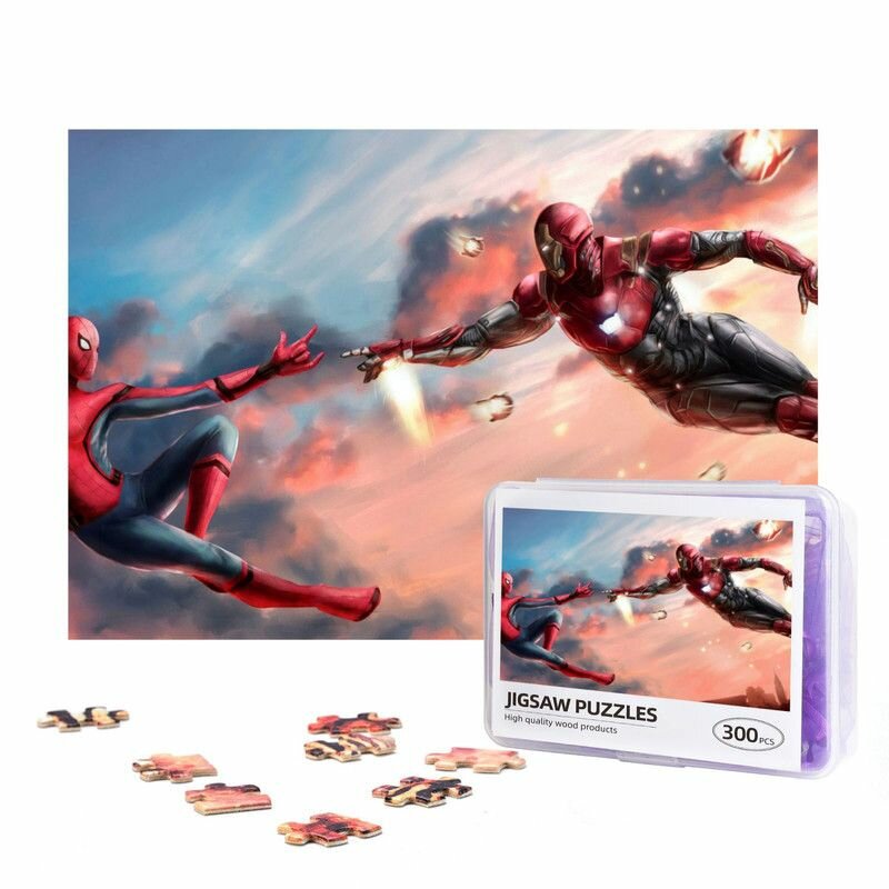 Iron Man Деревянный пазл Марвел Деревянные пазлы Железный человек Marvel