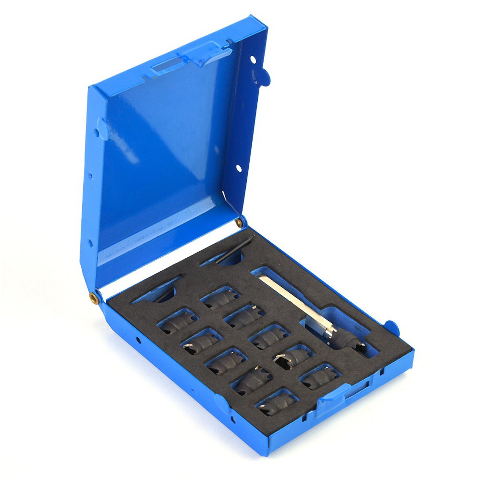 13 двухсторонних вращающихся сверл для точечной сварки с шестигранным хвостовиком, прочные инструменты для удаления металла при сверлении и резке точечной сварки