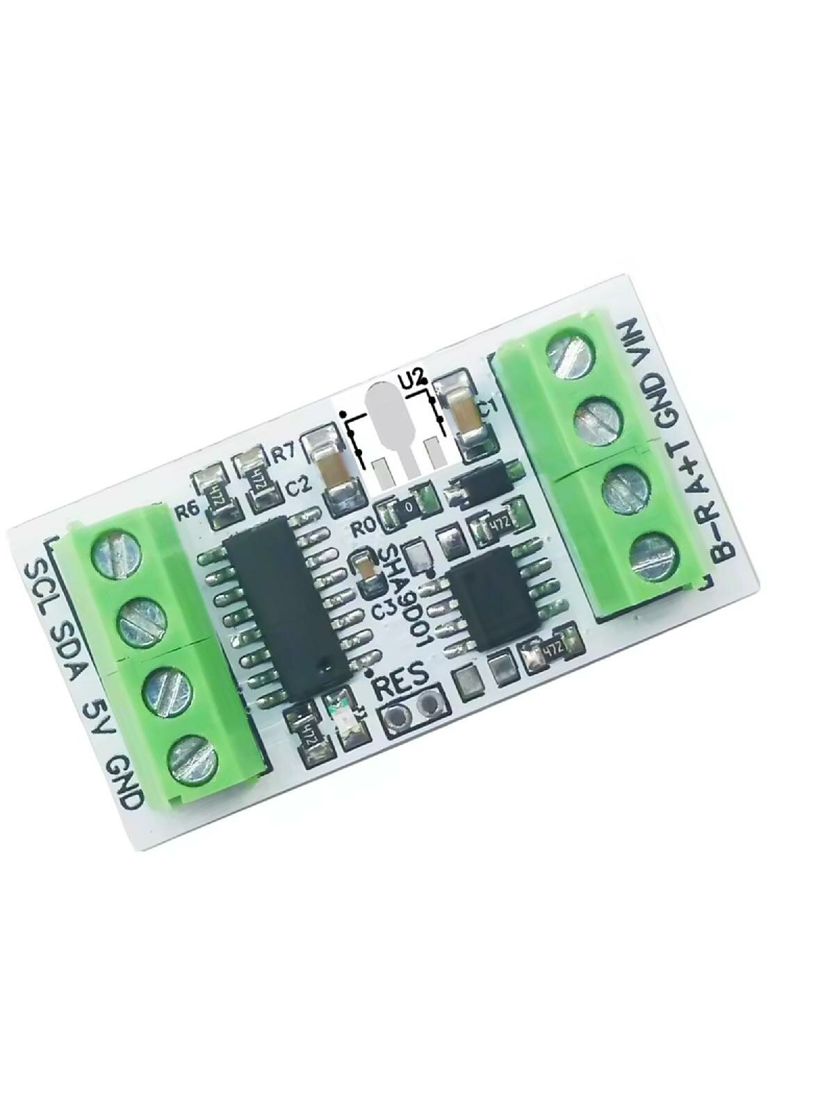 Modbus -40-125℃ 0-100%RH SHT30 Temperature and Humidity Sensors Module RS485 RS232 Adapter Board Expansion Module