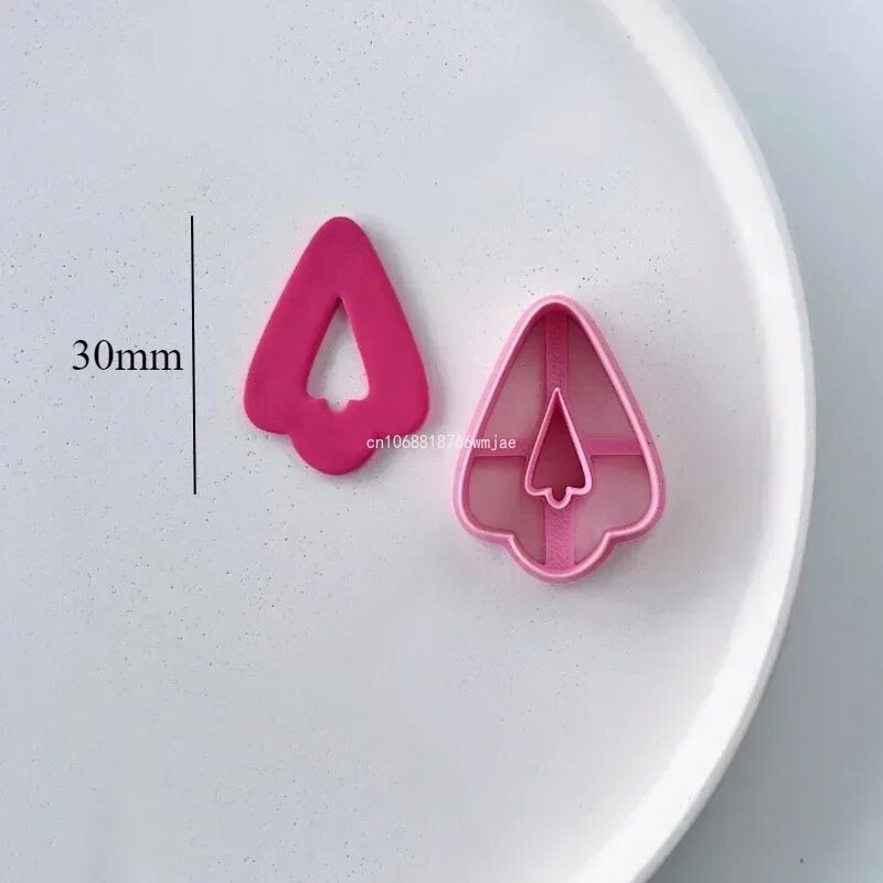 Резак для полимерной глины геометрической формы в марокканском стиле, формы для резки глины для сережек, висячие резаки для изготовления кулонов, ювелирных изделий