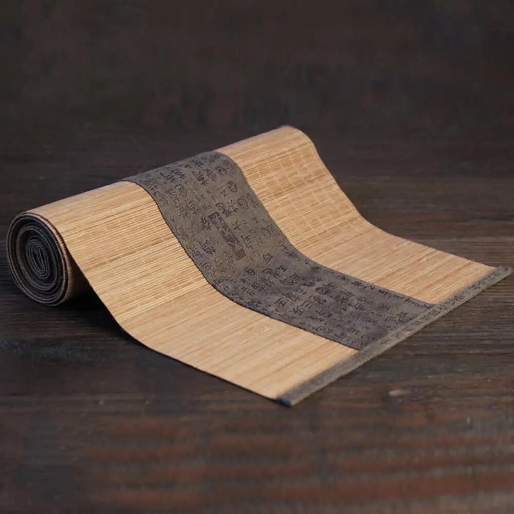 Бамбуковый коврик для чайного стола