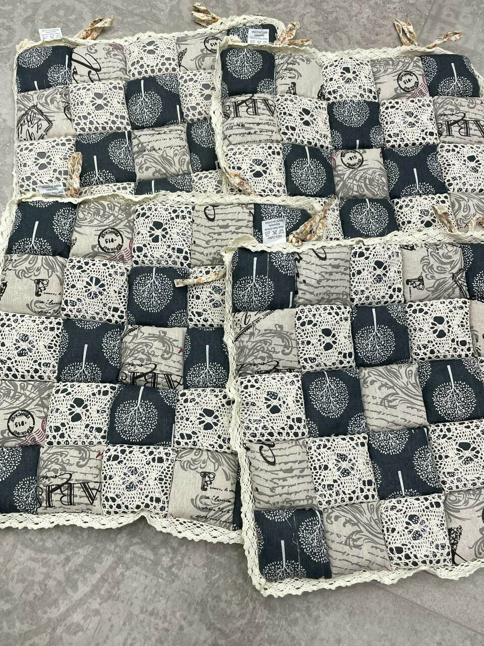 Подушка-сидушка на стул 4шт.