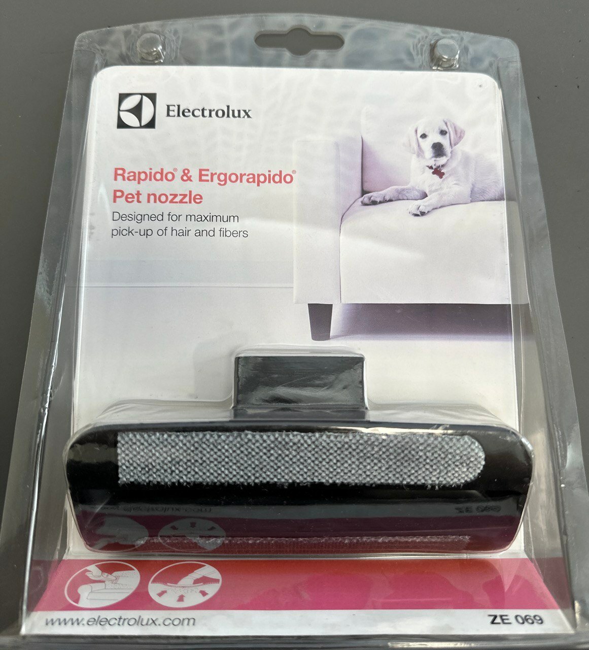 Насадка для пылесоса Electrolux ZE069, для пылесосов Electrolux и AEG, для мягкой мебели и текстиля