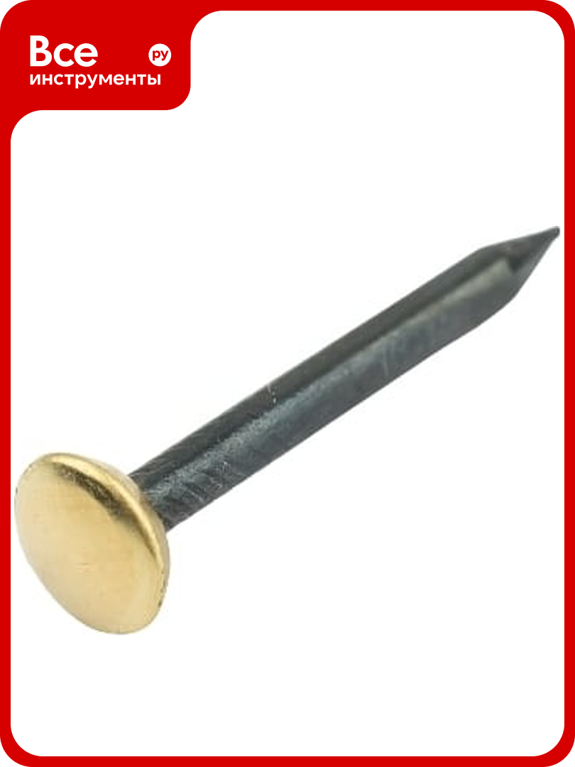Гвоздь для картин европартнер 344/20 закален. черный, латунь