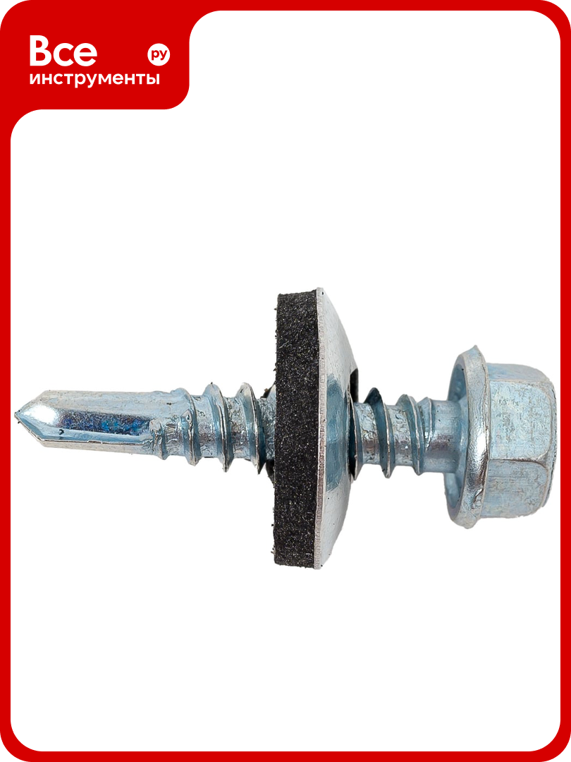 Саморез для крепления кровли STEELREX сверло, цинк 5,5x25 мм, 60 шт. 0119055025B400006032, хорошим