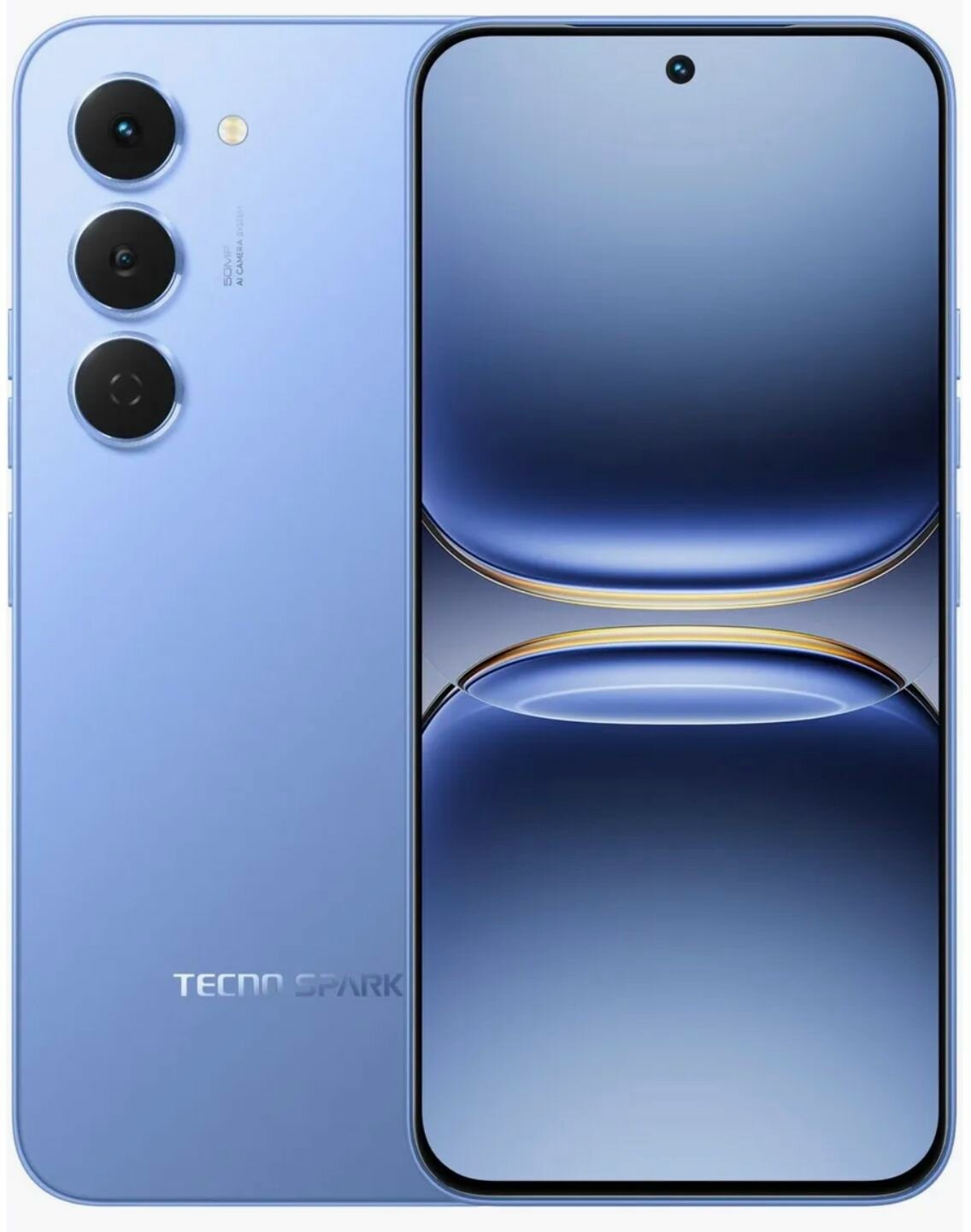 Смартфон Tecno Spark 40 Pro 8/256 ГБ Ростест, Dual nano SIM, голубой