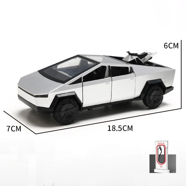 1:24 Roadster Model Y Model 3 Model S Модель игрушечной машины из сплава Звук и свет Детские игрушки Коллекционные подарки на день рождения