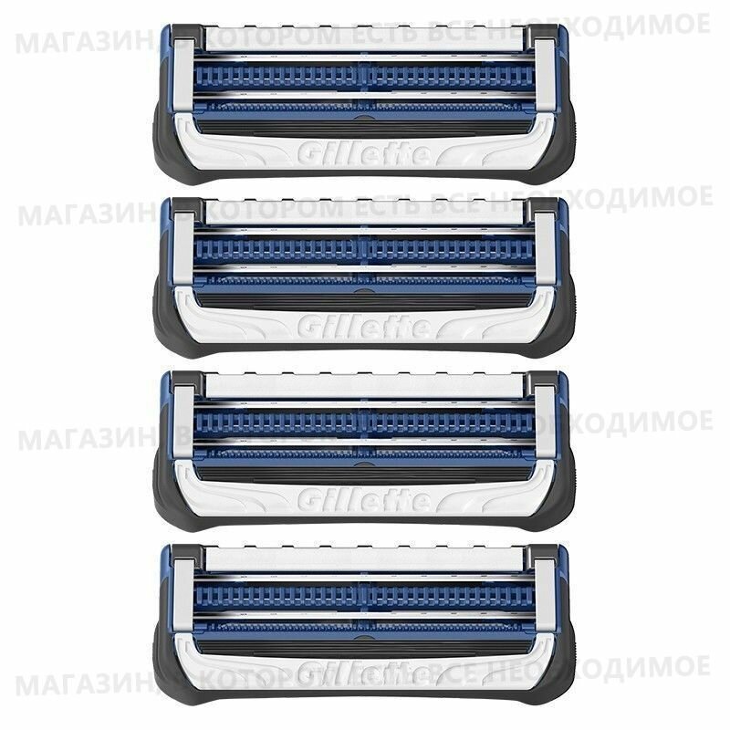 Сменные кассеты для бритья Gillette Skinguard Sensitive, 4 шт