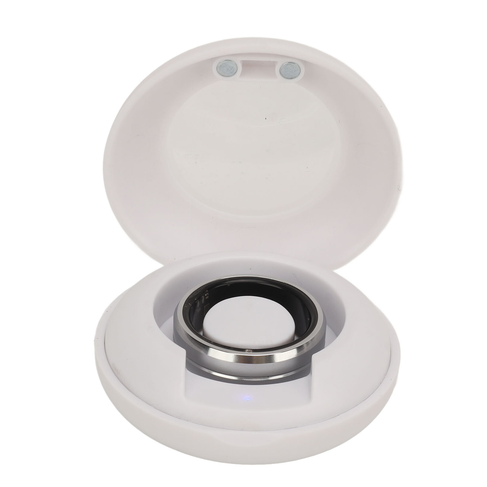 Smart Ring Silver Silver IP68 Водонепроницаемый шагомец для снаподнащения для мониторинга дистанционного управления съемки