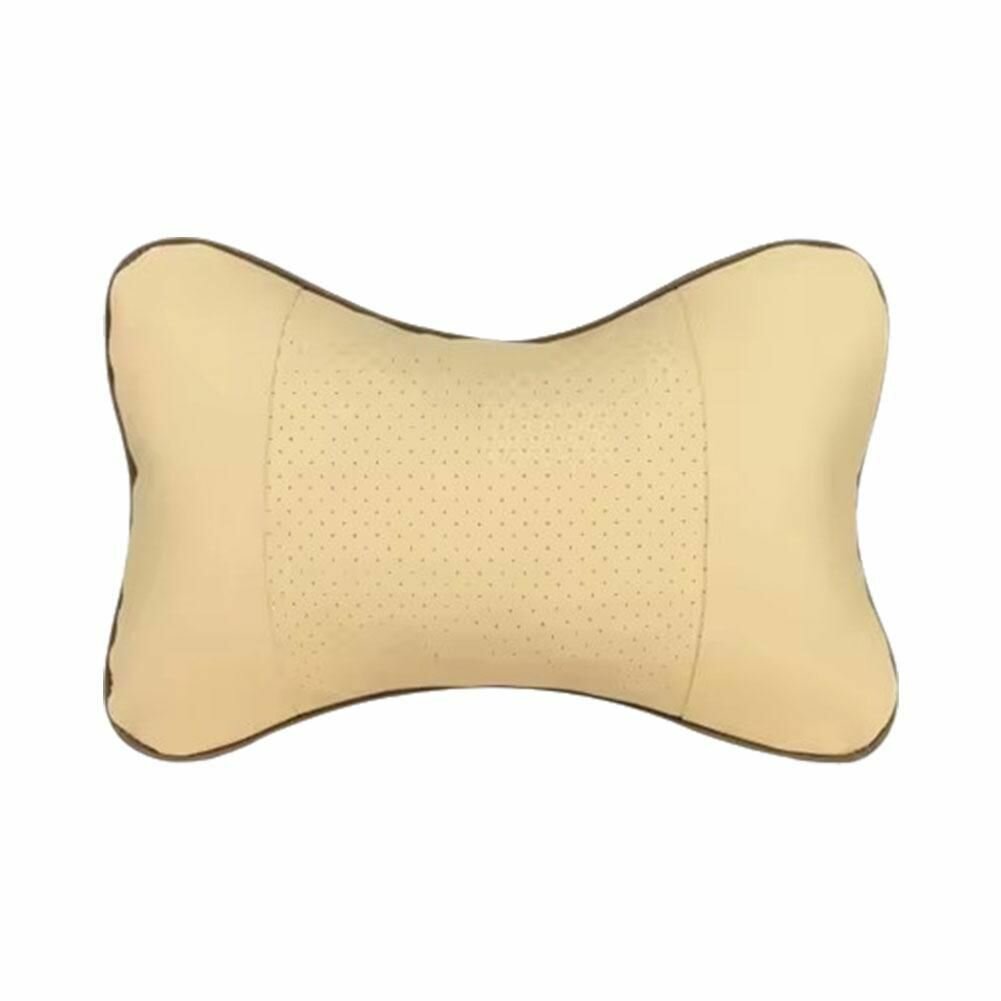 Подушки для шеи в машину с обеих сторон из искусственной кожи для облегчения головной боли