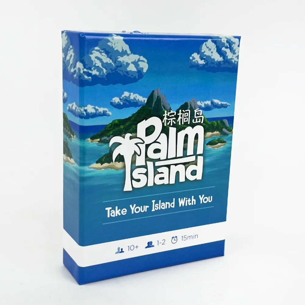Palm Island: Карточная игра в руке! Китайская версия, 1-2 игрока, 15 мин. Без стола!