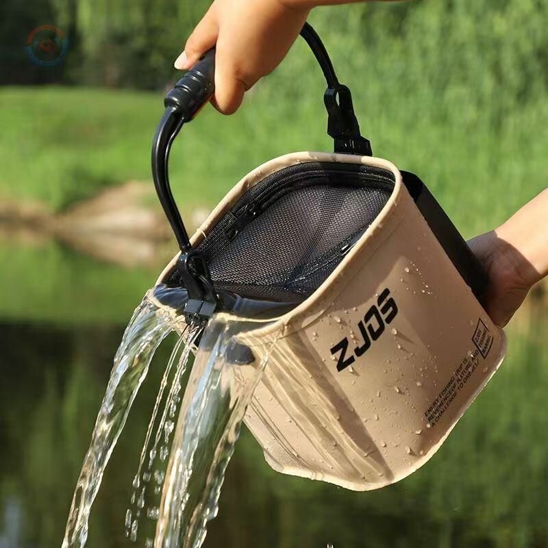 Складное ведро для рыбалки и кемпинга EVA компактное многофункциональное складное ведро для уборки и хранения воды на природе