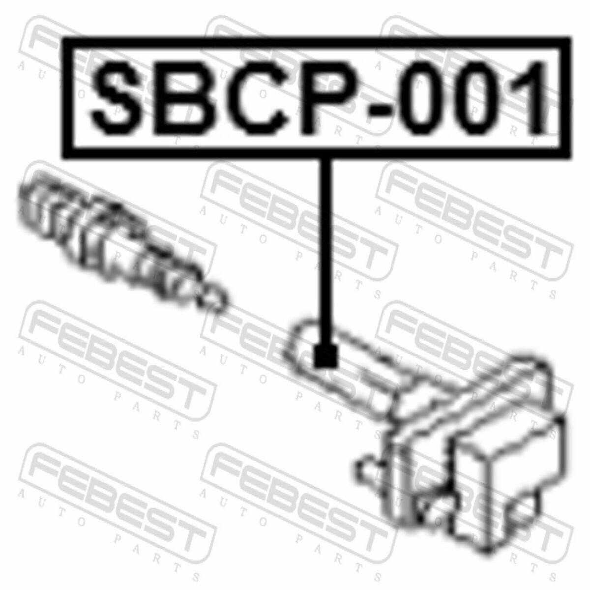 Наконечник Катушки Зажигания(Febest Sbcp-001)