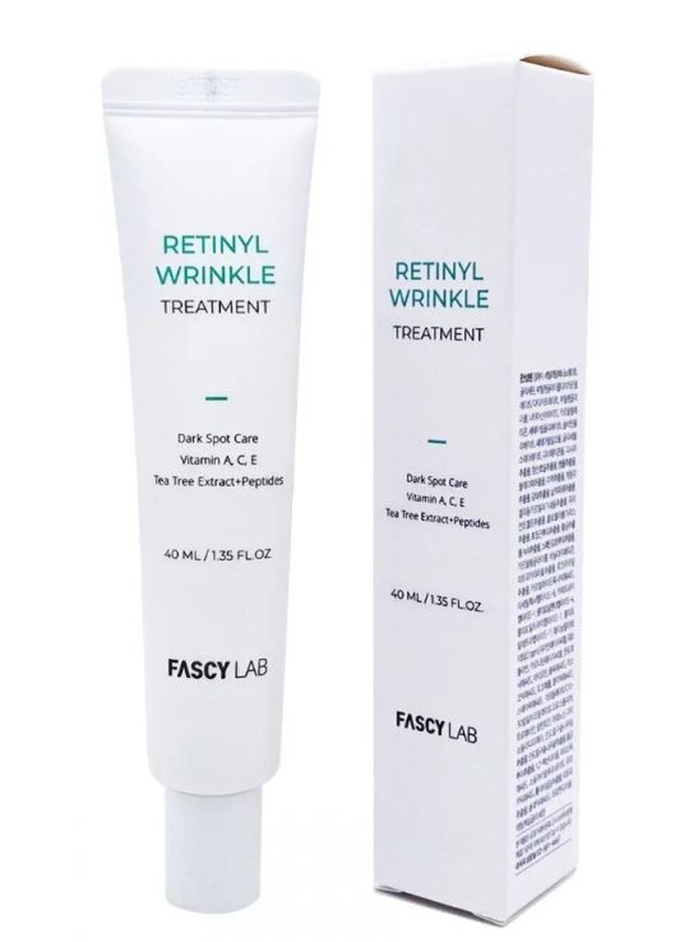 Фаски Лаб Сыворотка против морщин с ретинолом 40 мл Fascy Lab Retinyl Wrinkle Treatment -