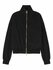 Бомбер Versace Logo-embroidered ribbed-cuff bomber jacket, размер 50, черный