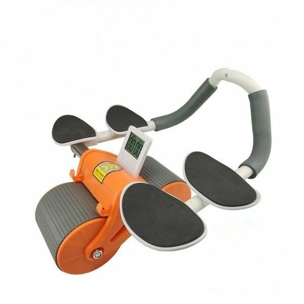 Ролик для пресса с локтями, тренажер, с возвратным механизмом.