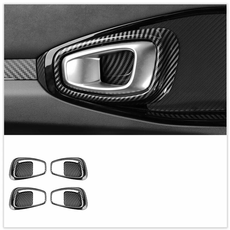 Для Haval H3 2024 2025 автомобильный Стайлинг, центральная панель управления, декоративная рамка из углеродного волокна, защитная нашивка, автоаксессуары option 7-4pcs