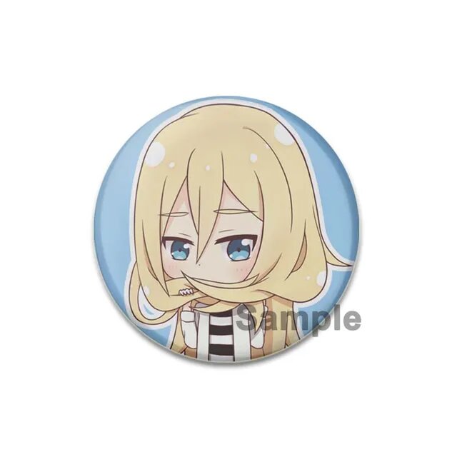 58 мм аниме «Ангелы смерти», заколки на пуговицах, милая интересная брошь с персонажем для рюкзака, украшения одежды, модные подарки