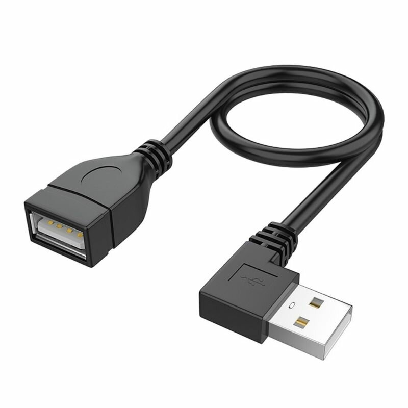 USB-удлинитель с угловым соединением, 0.3m - Согните влево