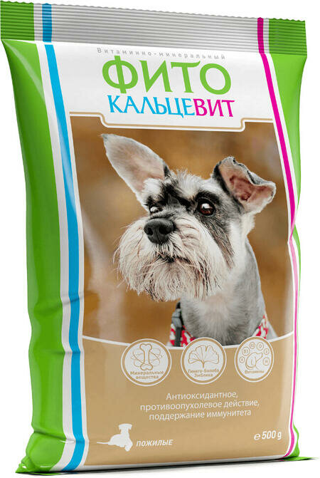 Фитокальцевит 10 шт по 500 г для пожилых собак