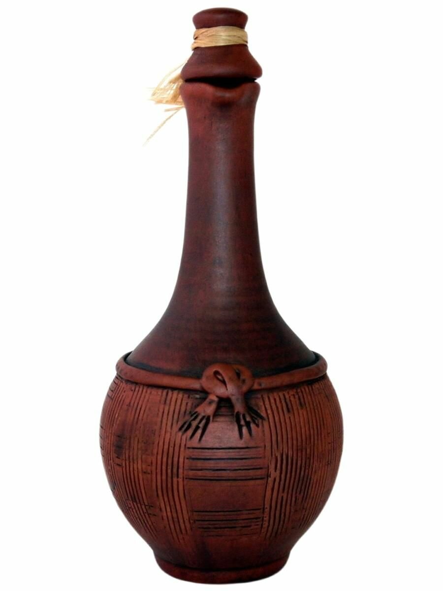 Кувшин для вина - Корзина + глазурь, глина, керамика, ручная работа