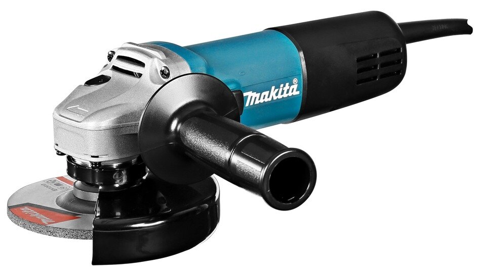 Шлифмашина угловая Makita / Макита 9558HNR сетевая, посадочный диаметр 22.2мм, М14, диск 125мм, 230В, 11000об/мин, 840Вт / болгарка