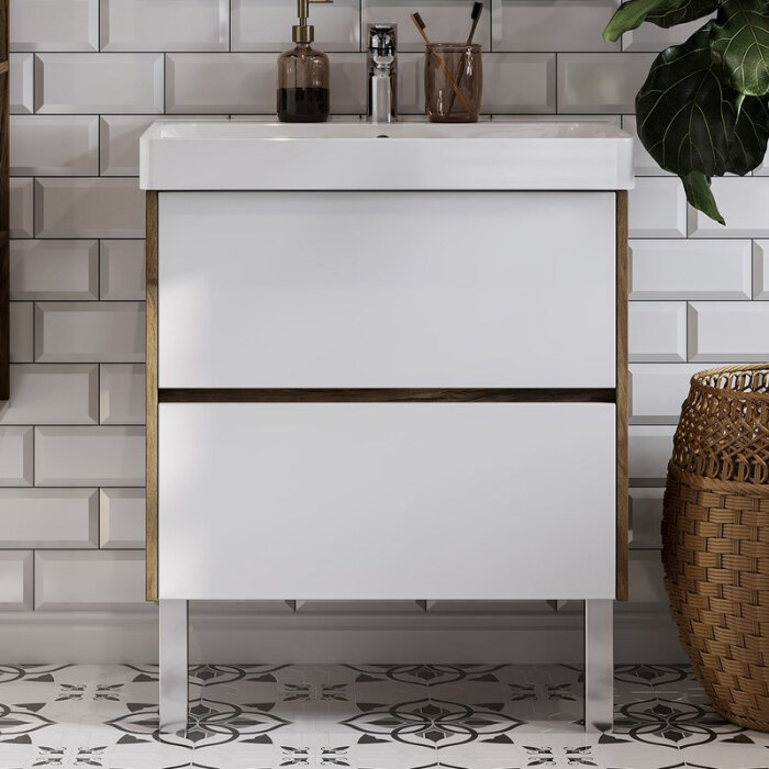 Тумба для комплекта AQUATON Сканди 70 дуб рустикальный