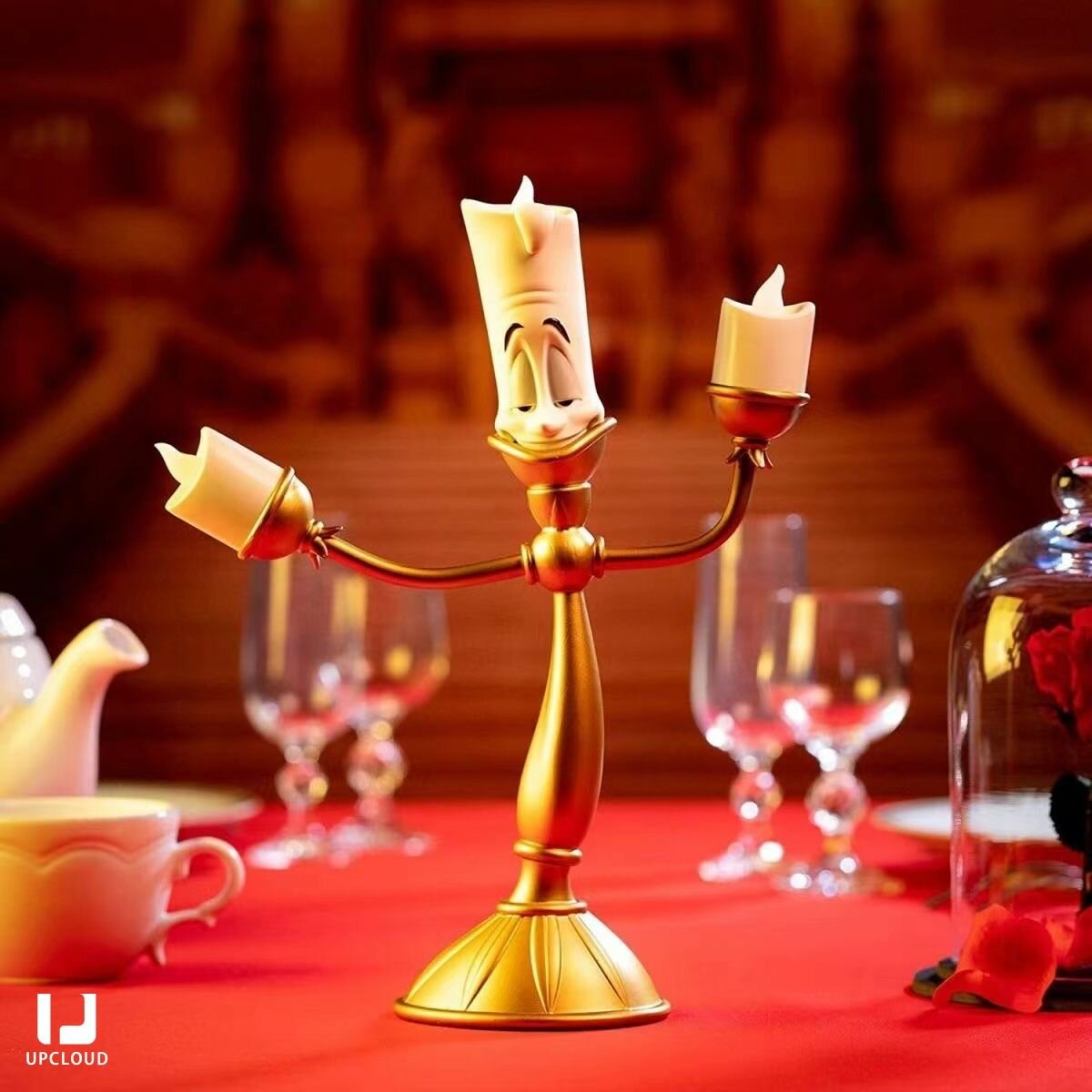 Аниме фигурки/красавица и чудовище подсвечник/люмьер подсвечник Saint Cristal 01