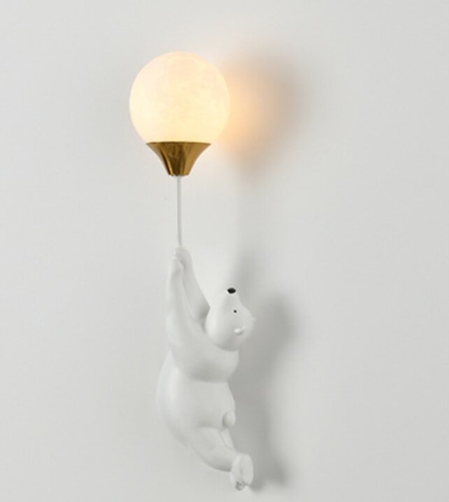 Детские настенные люстры в виде животных для детской комнаты/спальни и освещение для декоративных стен (фоновых стен)