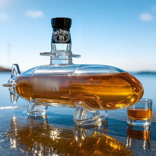 Кросс-бордерная забавная бутылка виски с французским бульдогом