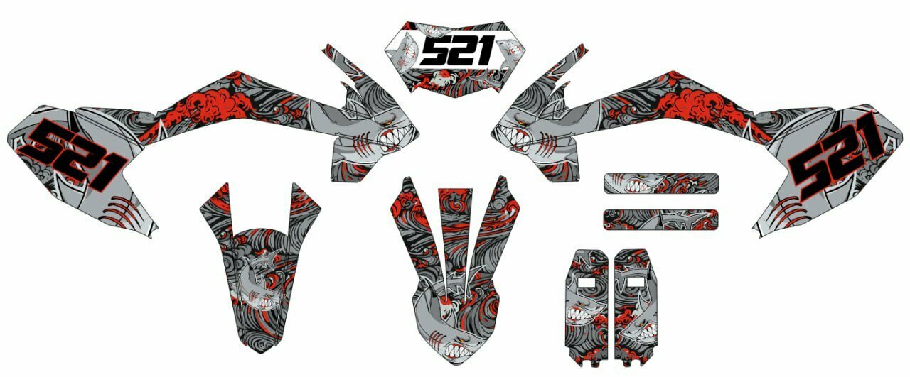 Наклейки на питбайк Regulmoto pilot, Sharmax powermax, SSSR Core 125, Питбайк Ataki Evolution 2023, ROCKOT RENTAL 125 Axis, Five 2023, PRB pro #9287