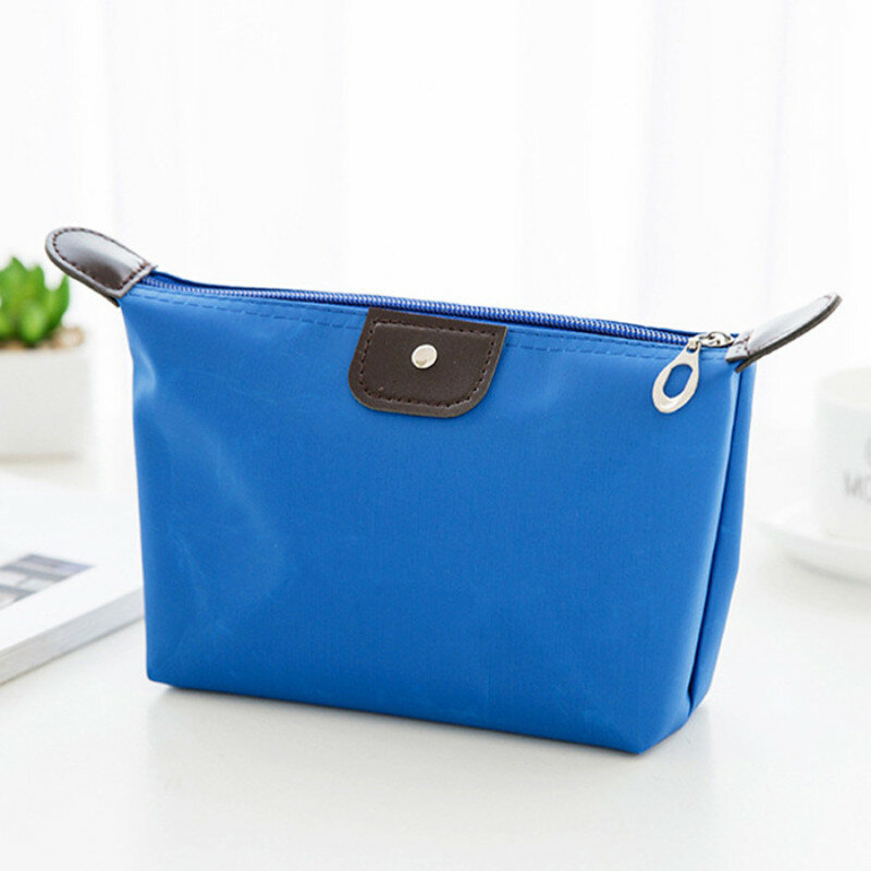 Водонепроницаемый мешок для косметики бренд не указан складной нейлоновый органайзер для женщин и подростков синий