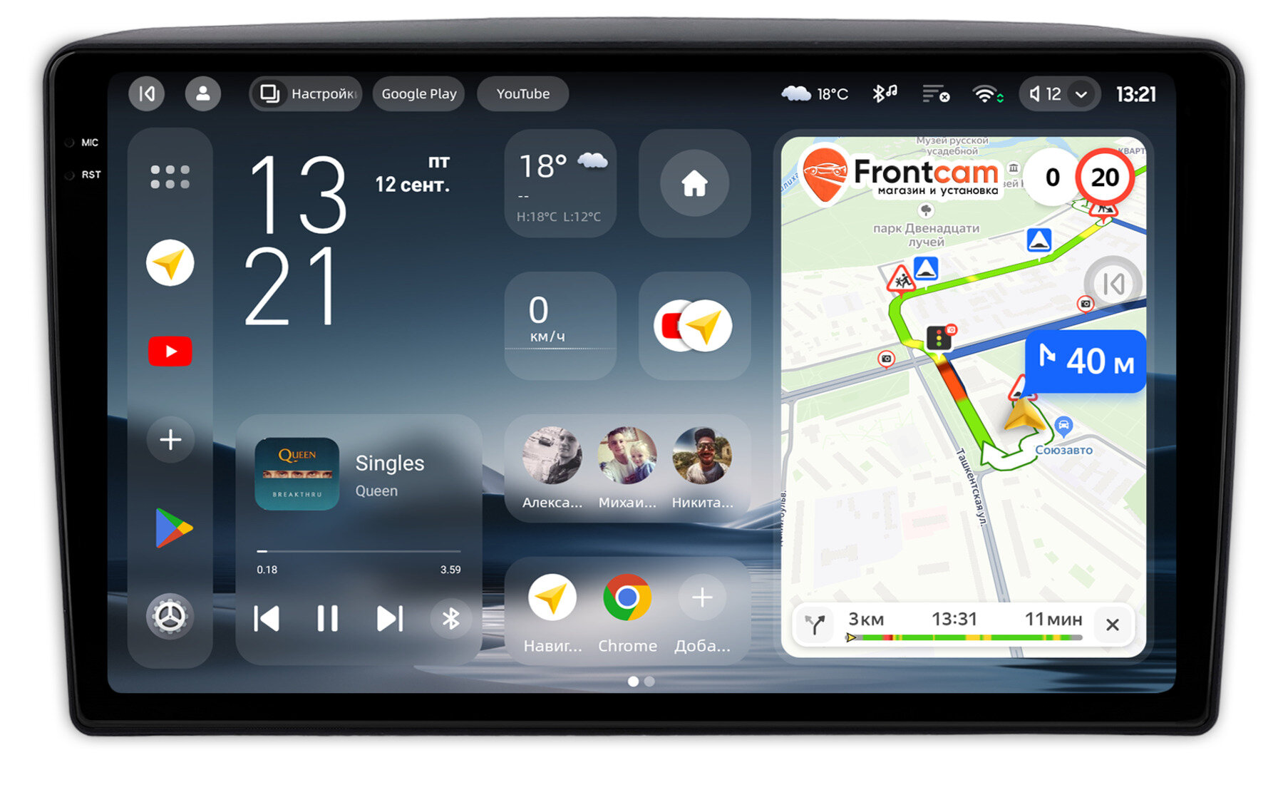 Штатная магнитола Teyes CC4 2K 8/128 9.5" RM-9-0991 Suzuki Grand Vitara, Escudo 2 1997-2005, Grand Vitara XL-7 2003-2006 (левый руль) Android 14 (4G-S