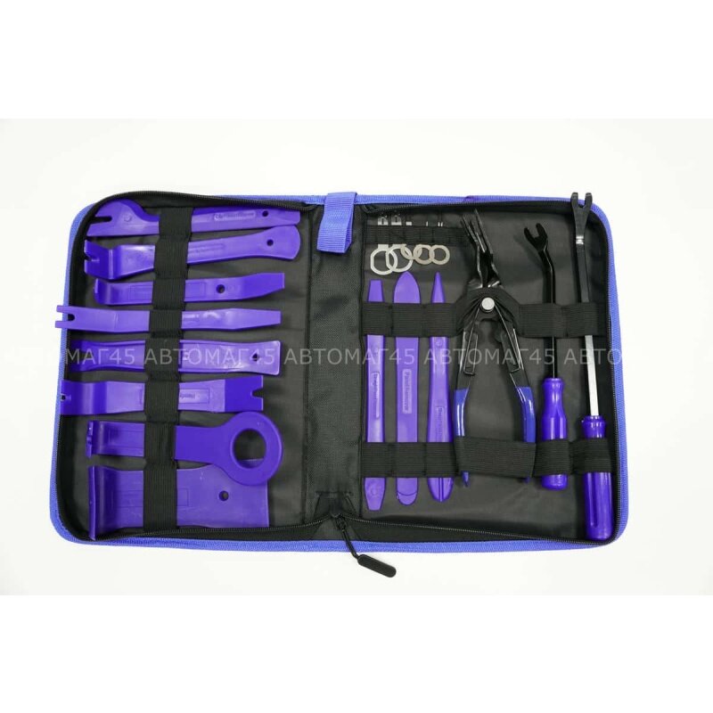 Набор съемников обшивки салона и багажника 19 предметов