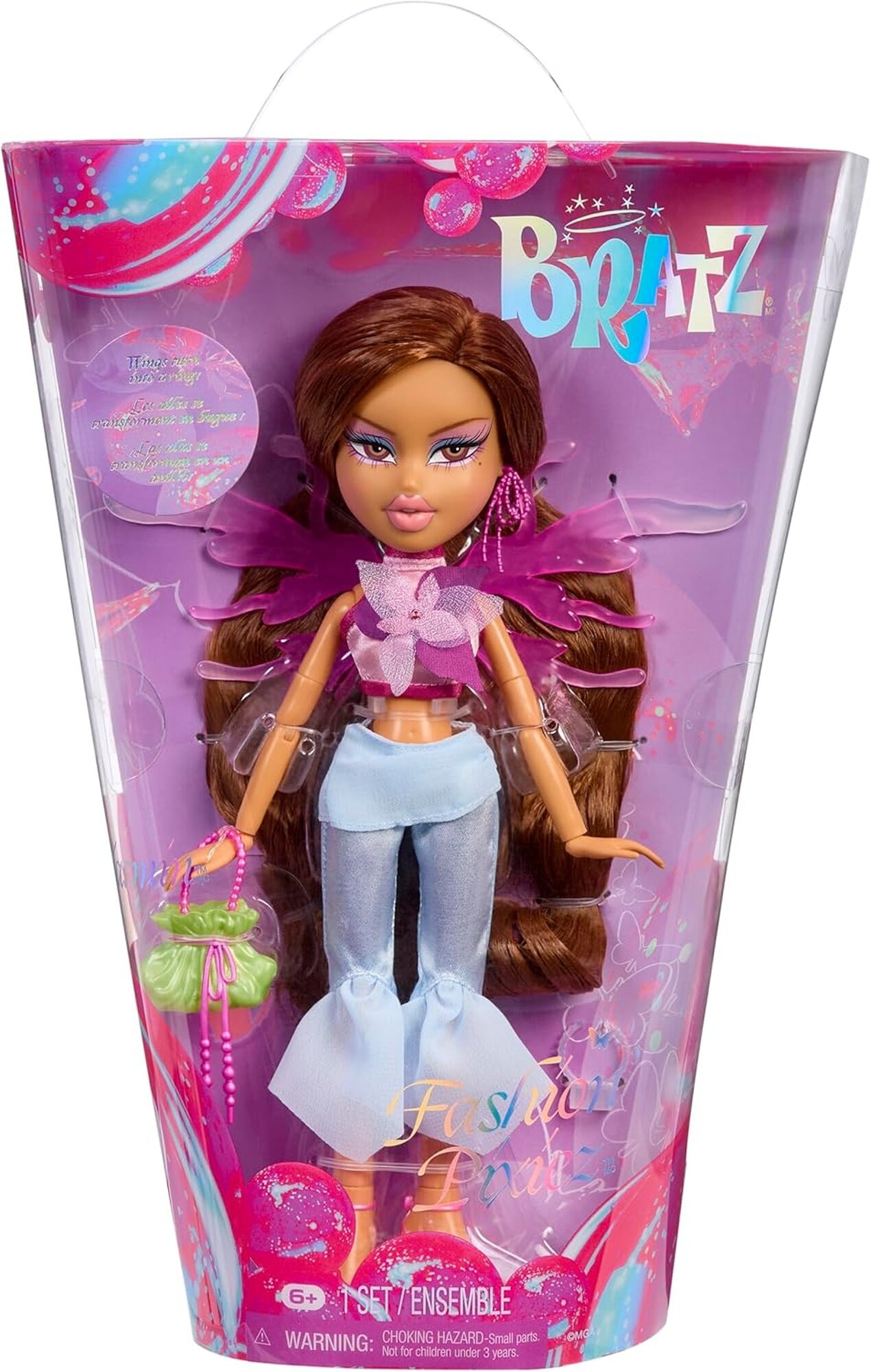 Кукла Bratz "Yasmin", с аксессуарами, трансформация в кольцо, коллекционная, 28 см